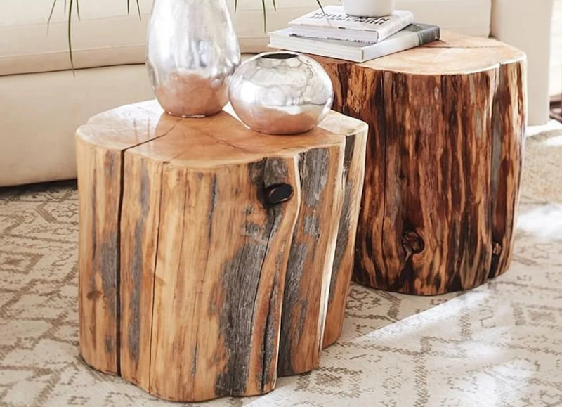 10 Unique Tree Stump Decor Ideas to Elevate Your Living Space | My ...