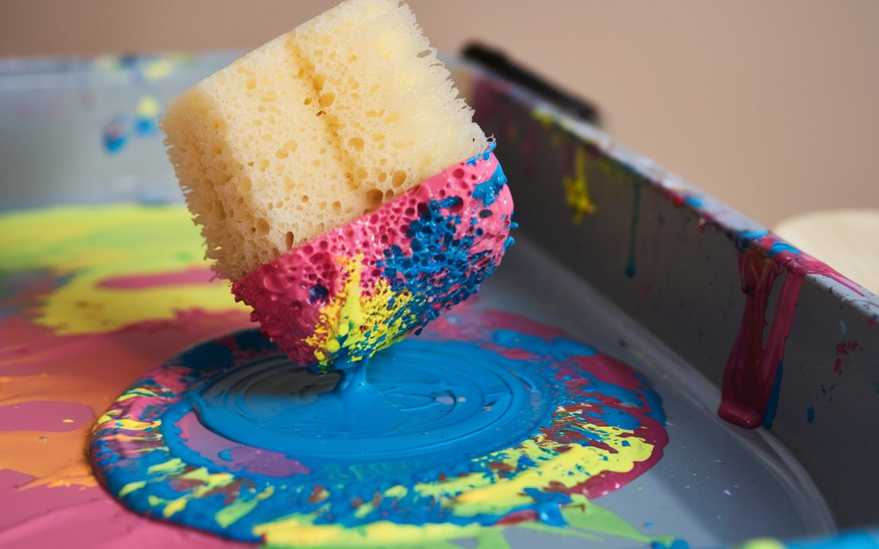 How to Create Stunning Wall Paint Effects Using a Sponge | My desired home