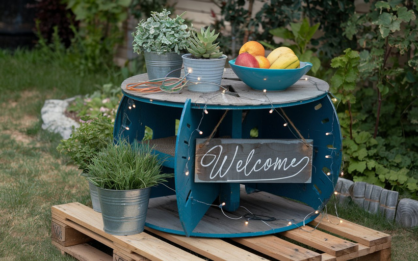 Decorating With Cable Reels | My desired home