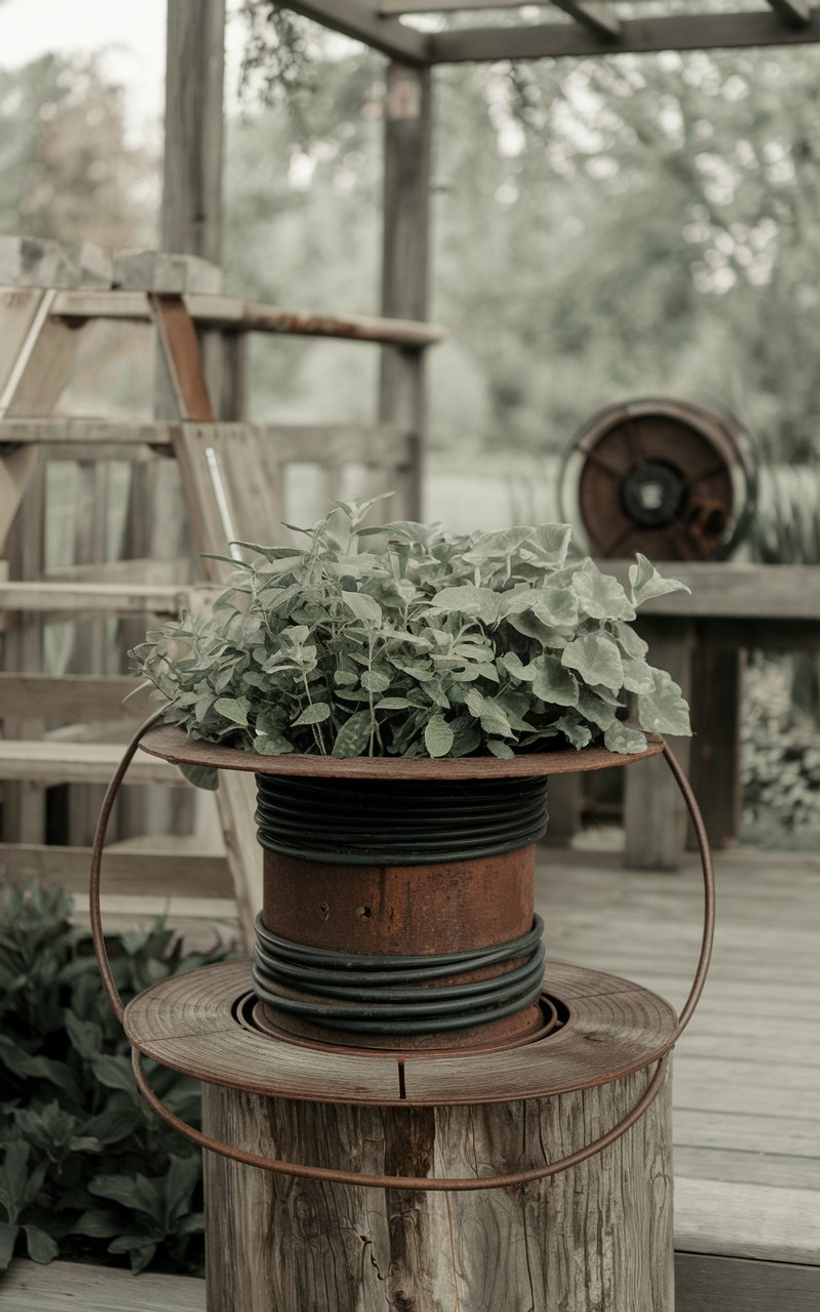 Decorating With Cable Reels | My desired home