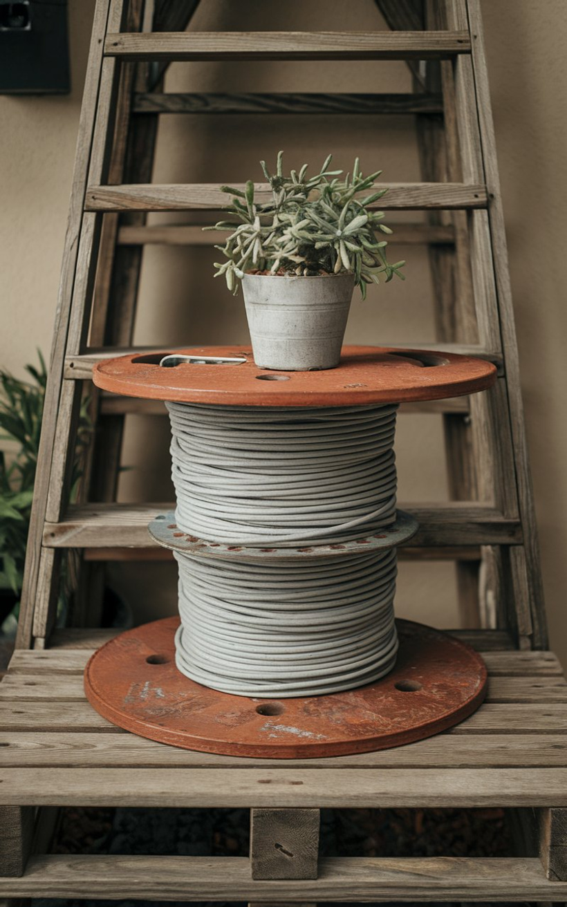 Decorating With Cable Reels | My desired home