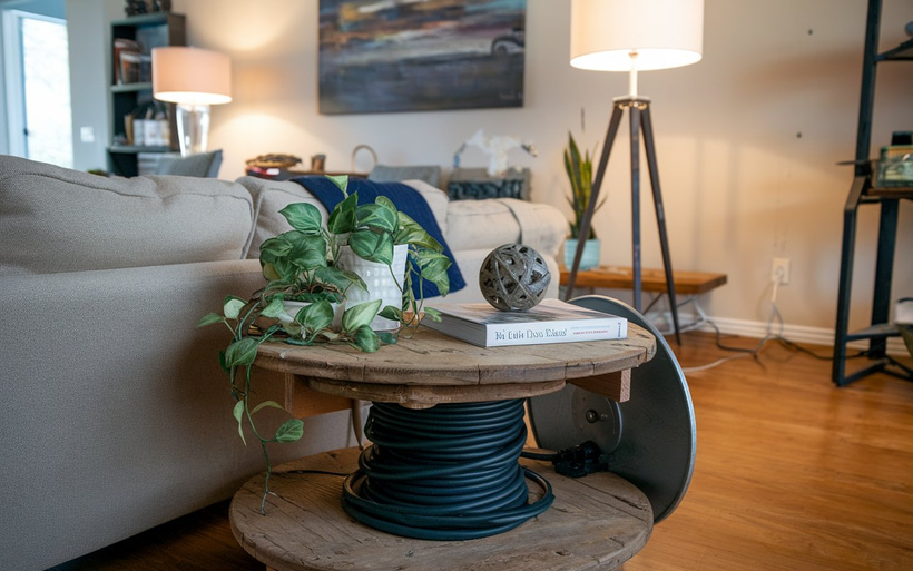Decorating With Cable Reels | My desired home