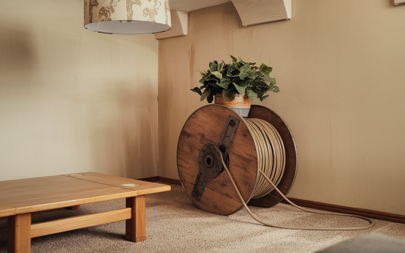 Decorating With Cable Reels | My desired home