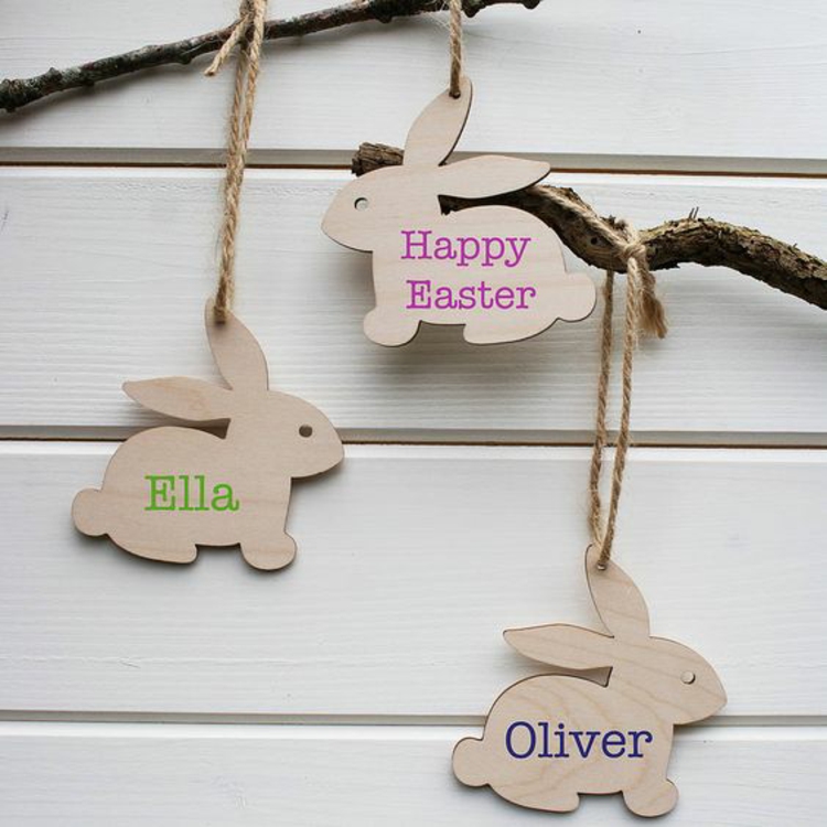 Wonderful Easter decorations made of wood | My desired home