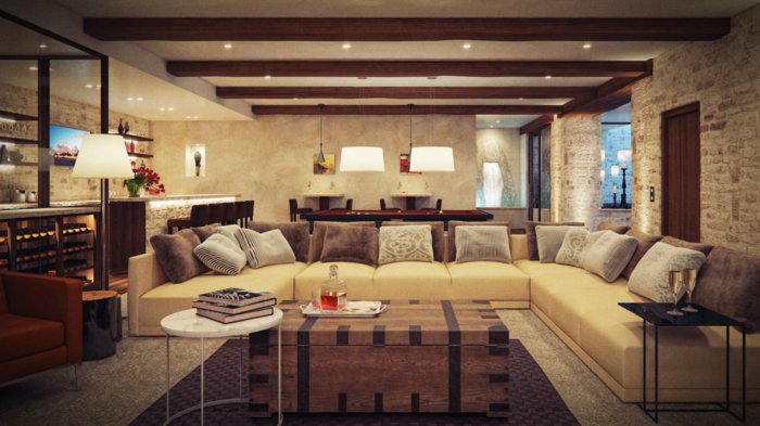 Rustic lounge - tips and 80 photos to create a cozy nest that breathes ...