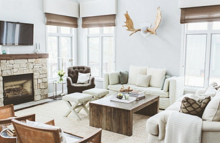 Rustic lounge - tips and 80 photos to create a cozy nest that breathes ...