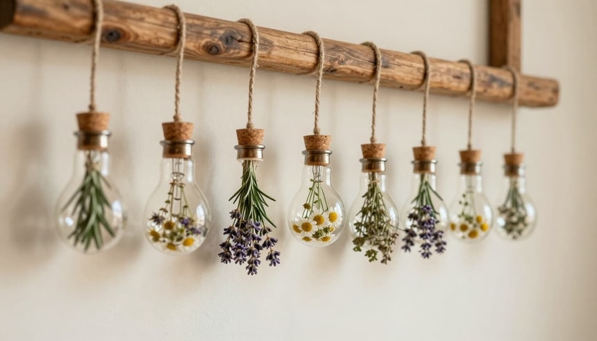 DIY Decorative Ideas from Old Bulbs for Unique Home Decor | My desired home