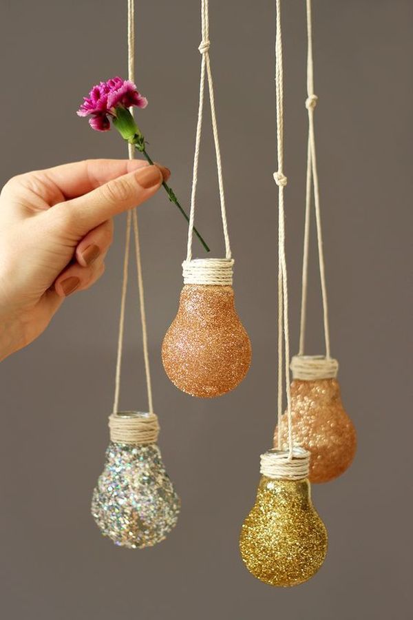 Wonderful diy decorative ideas from old bulbs | My desired home
