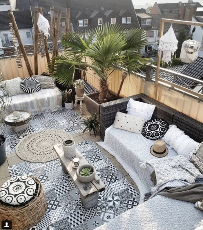 34 Easy ways to make awesome boho chic terraces | My desired home
