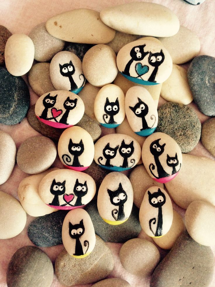 The art of pebble painting in 60 photos and tutorials - a creative ...