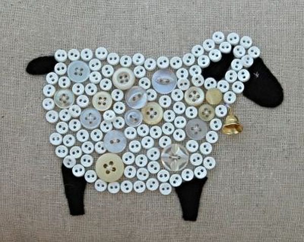 Impressive decorations from buttons | My desired home