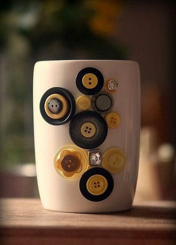 Impressive decorations from buttons | My desired home