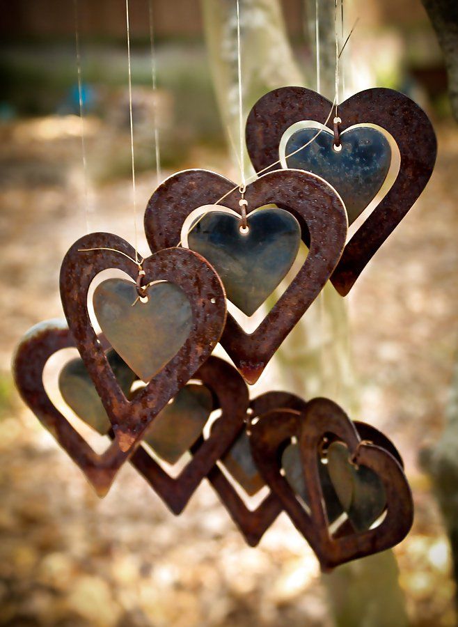 17 Amazing DIY heart decorations for garden | My desired home