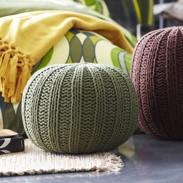 DIY Knitted decor ideas for your home: warm ideas with covers and cozy ...