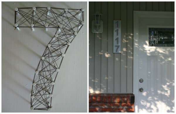 22 original ways to make your own house numbers | My desired home