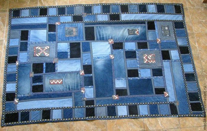 Interesting DIY carpet ideas from old jeans | My desired home