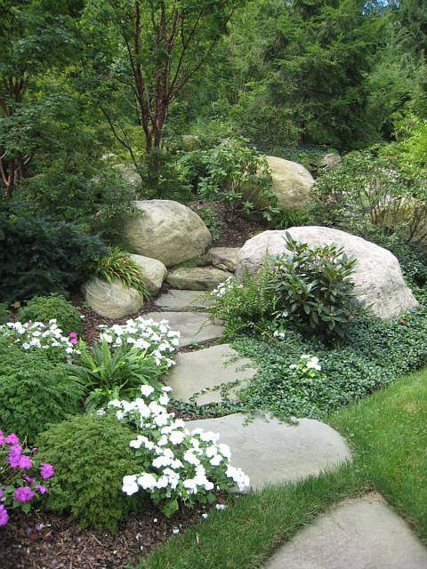 Gardens decoration with stones: 60 great ideas to enhance outdoor spac ...