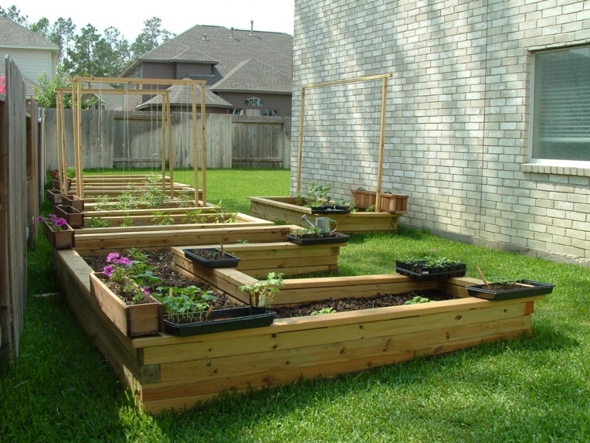 DIY garden beds: 43 interesting ideas for country design | My desired home