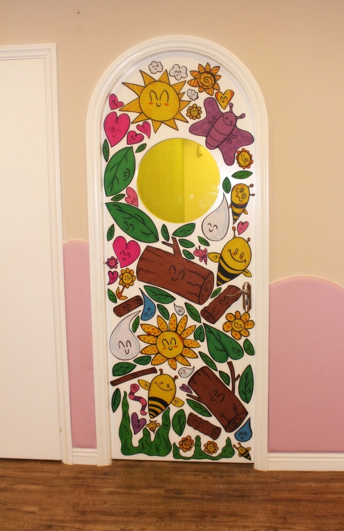 Door decoration: 50+ ideas for converting the interior door into an ...