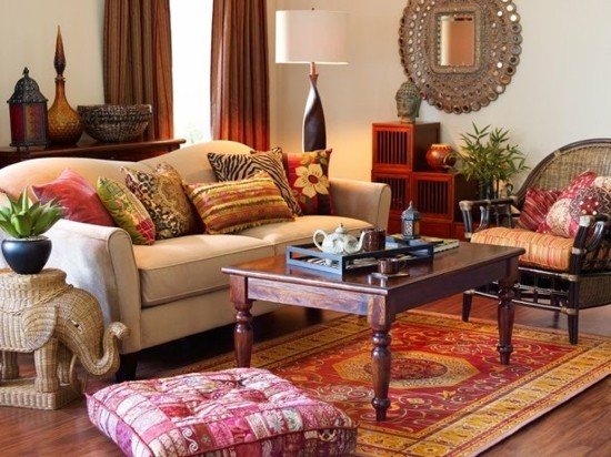 30 interior design ideas in Indian style for a colorful, exotic home ...