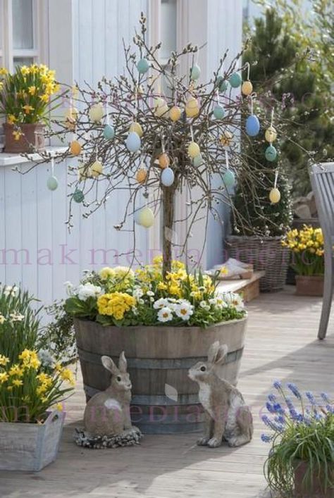 A DIY touch of Shabby Chic in the Easter decoration - 25 amazing ...