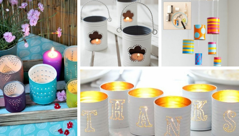 DIY ideas from empty cans: 30+ great ideas | My desired home