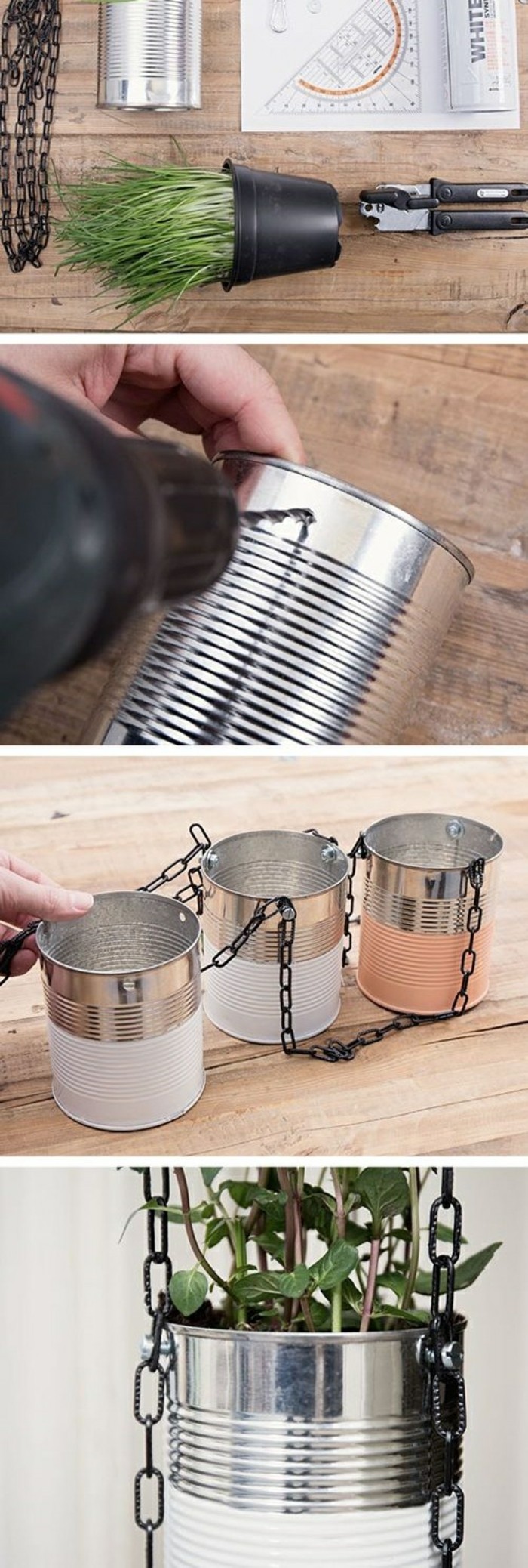 DIY ideas from empty cans: 30+ great ideas | My desired home