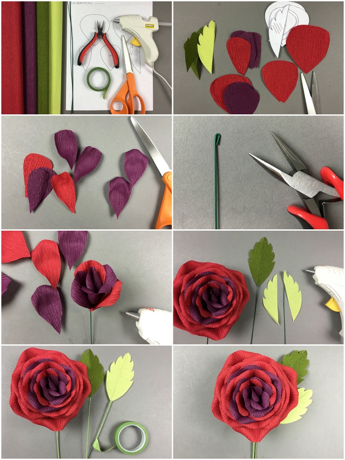 Make DIY paper roses as beautiful as the real ones - 30+ great ideas ...