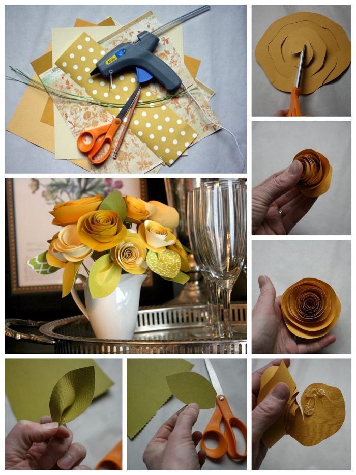 Make DIY paper roses as beautiful as the real ones - 30+ great ideas ...