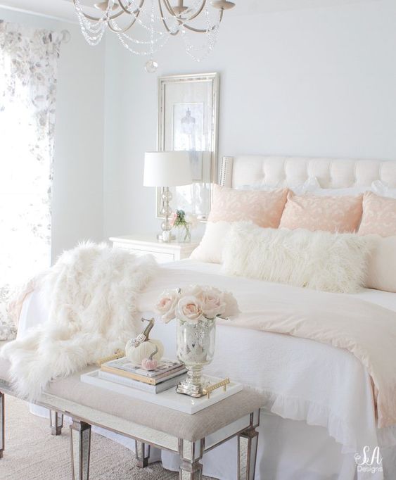 Feminine bedroom ideas for more peace and romance in the room | My ...