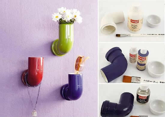 Creative DIY pots and vases with PVC pipes | My desired home