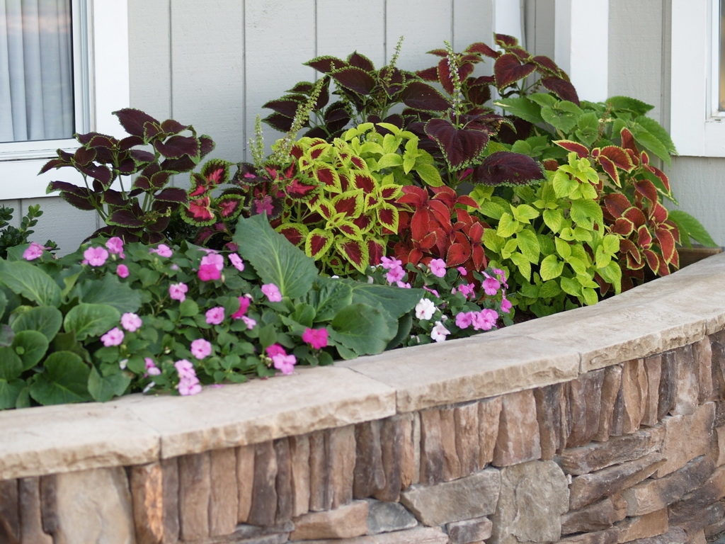 50 DIY Stone flower beds and rock gardens that will boost your garden ...