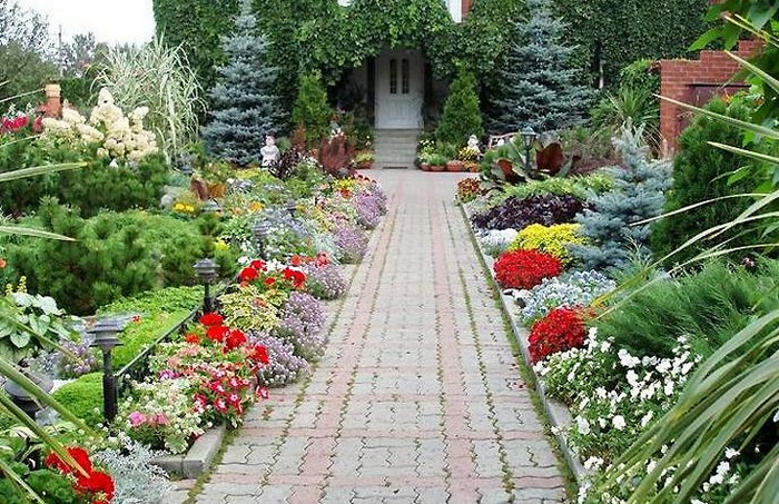 DIY garden flower Curb: 45 Ideas for a Bright Courtyard | My desired home