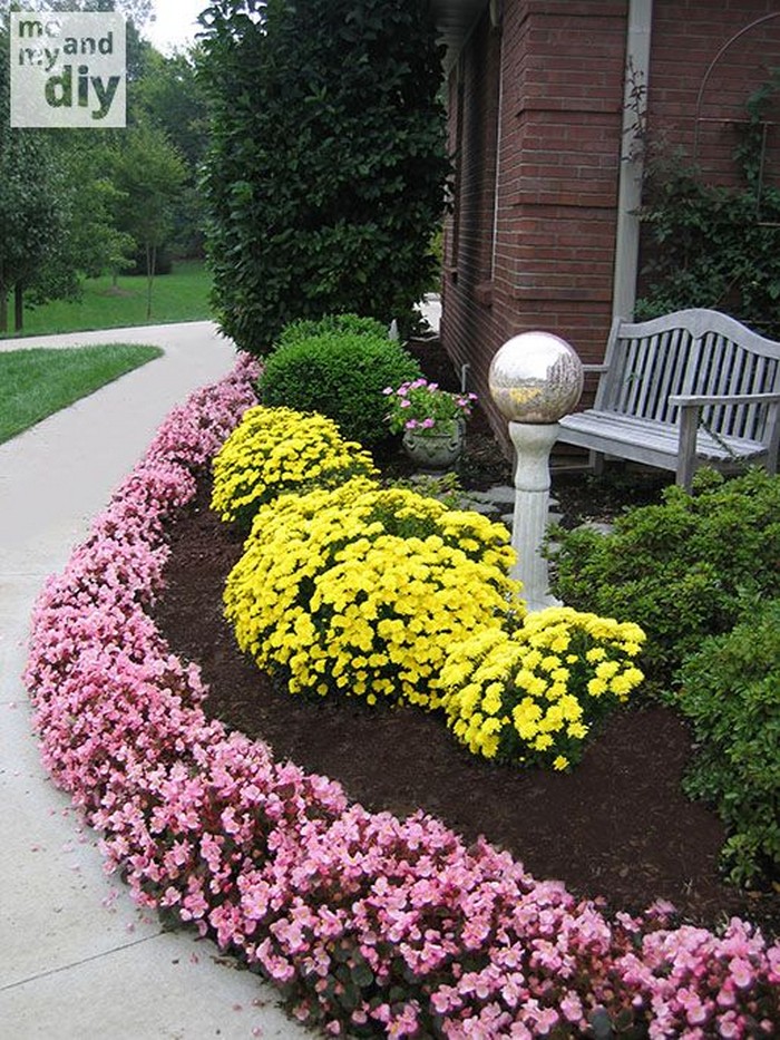 DIY garden flower Curb: 45 Ideas for a Bright Courtyard | My desired home