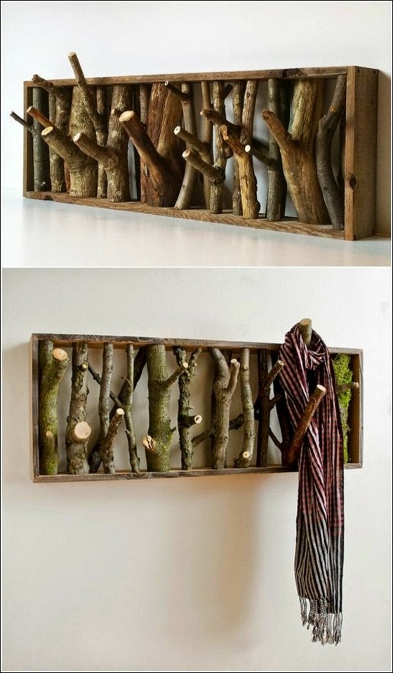 27 Great vintage ideas with DIY wall coat racks | My desired home