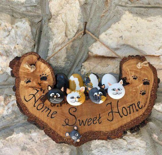 Wonderful DIY decoration ideas with painted pebbles | My desired home