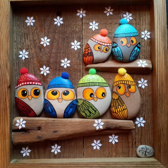 Wonderful DIY decoration ideas with painted pebbles | My desired home