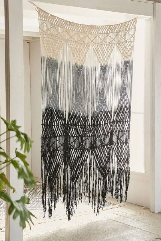 Macrame curtains - an old trend returned to homes decoration | My ...
