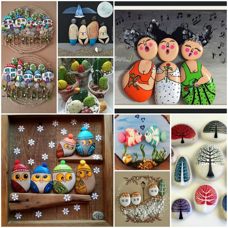 Wonderful DIY decoration ideas with painted pebbles | My desired home