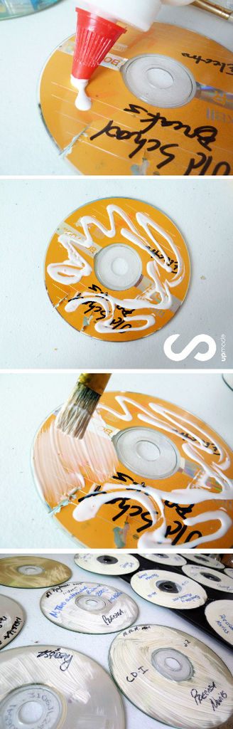 Easy DIY mosaic decorations from old cd | My desired home