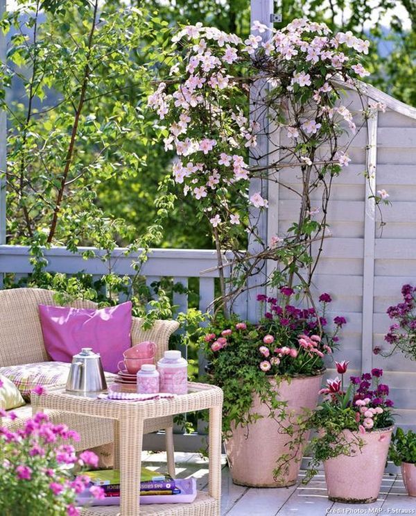 30 Beautiful DIY settings that give color to the garden and make it ...