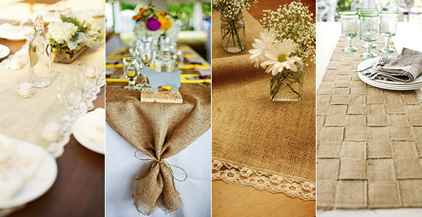 35 DIY table cover ideas with burlap | My desired home