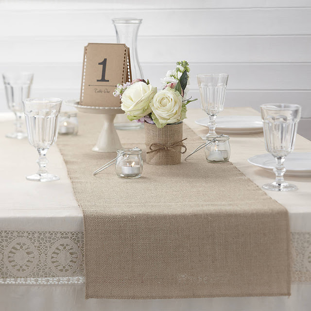 35 DIY table cover ideas with burlap | My desired home