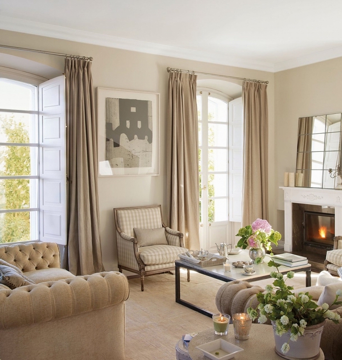 Give a relaxed aura to your home decor with the sand color | My desired ...