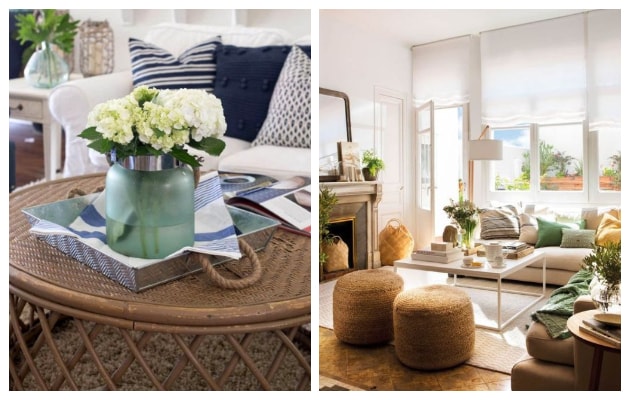Fresh summer decoration with wicker objects | My desired home