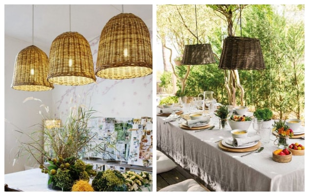 Fresh summer decoration with wicker objects | My desired home