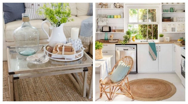 Fresh summer decoration with wicker objects | My desired home