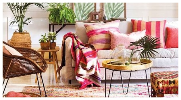 Fresh summer decoration with wicker objects | My desired home