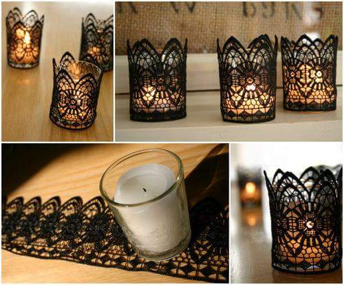 Elegant and graceful DIY decorations for the house with lace | My ...