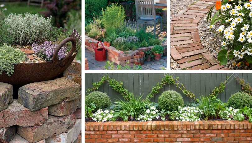 How to reuse old bricks to renovate your yard or garden | My desired home